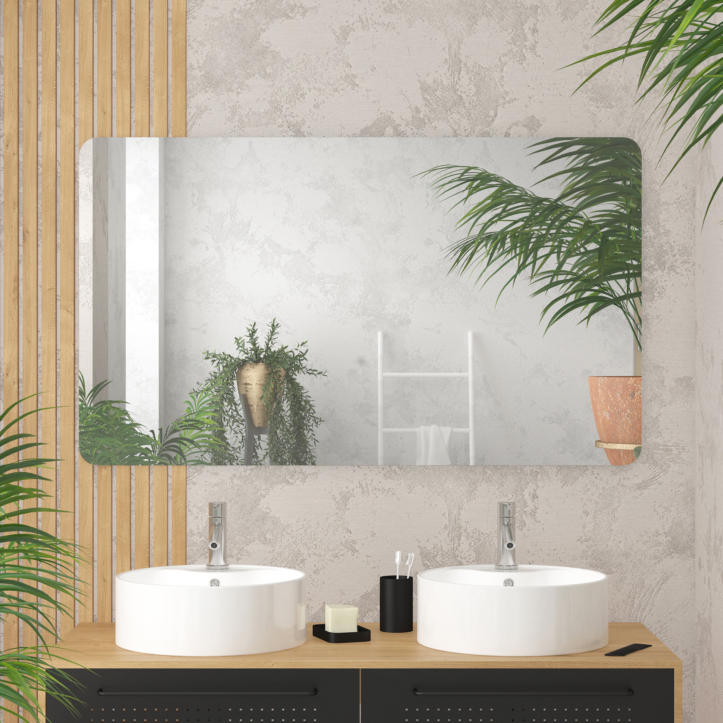 Miroir salle de bain - 120x70cm - GO | Leroy Merlin