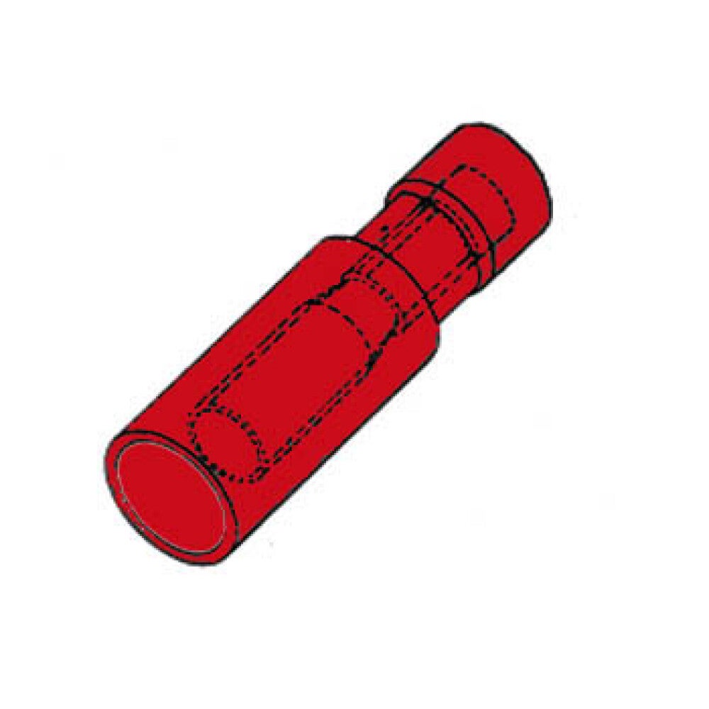 COSSE CYLINDRIQUE FEMELLE ROUGE | Leroy Merlin