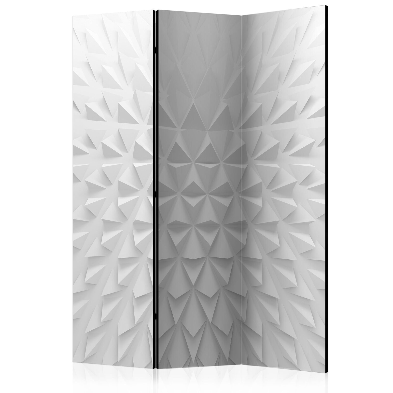 Paravent Design 3D La forteresse de l'illusion Déco 135 x 172 cm Gris ...