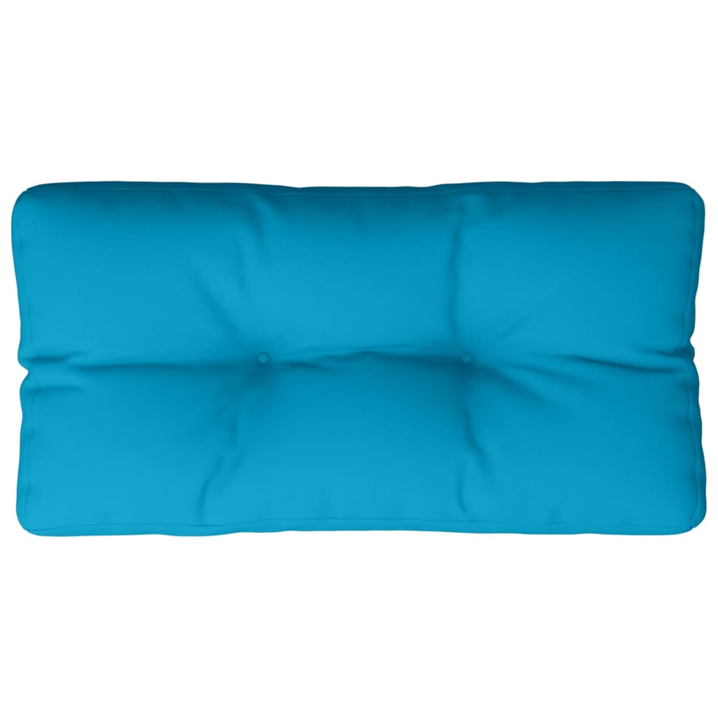 Cojín exterior | Cojín para sofá de palets de tela azul claro 80x40x12 ...