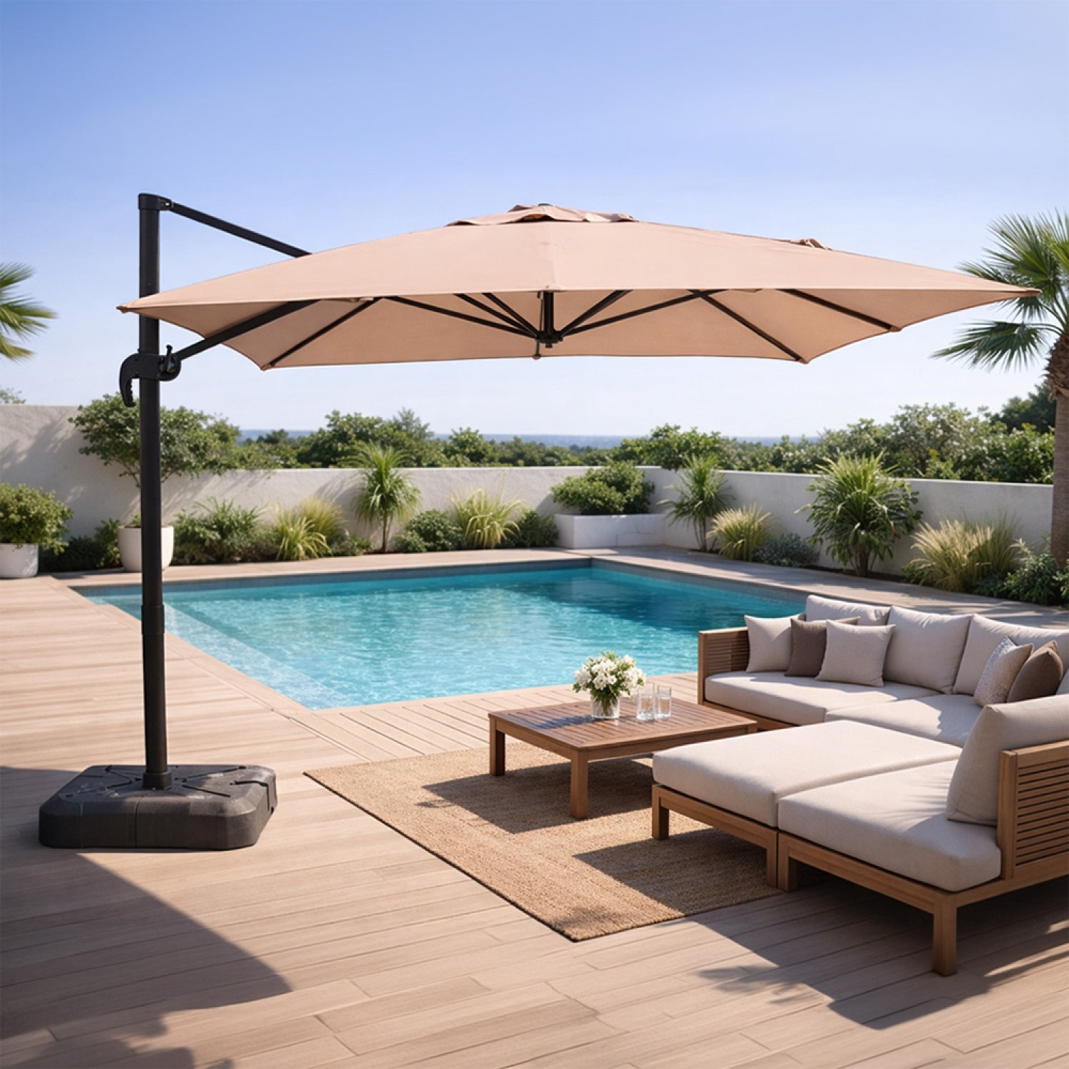 Parasol Rectangulaire 3x4m