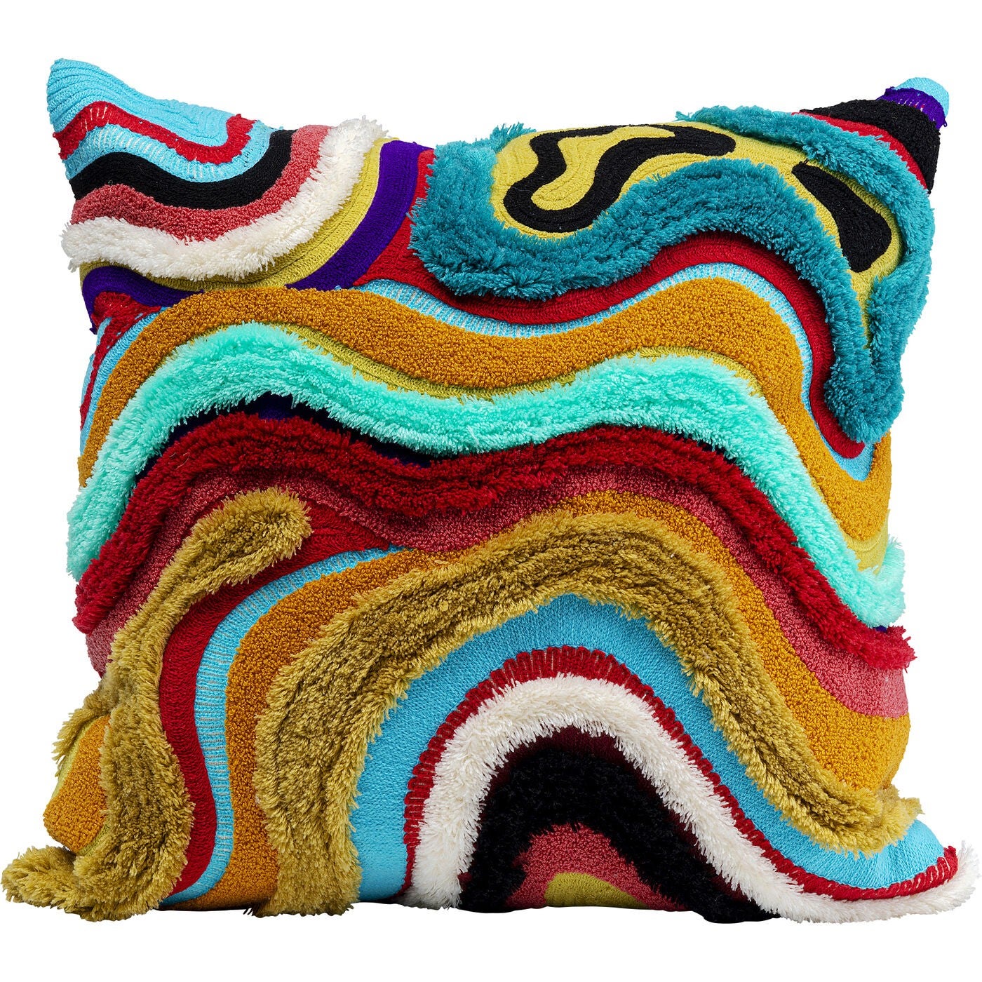 Coussin vagues multicolores Kare Design | Leroy Merlin