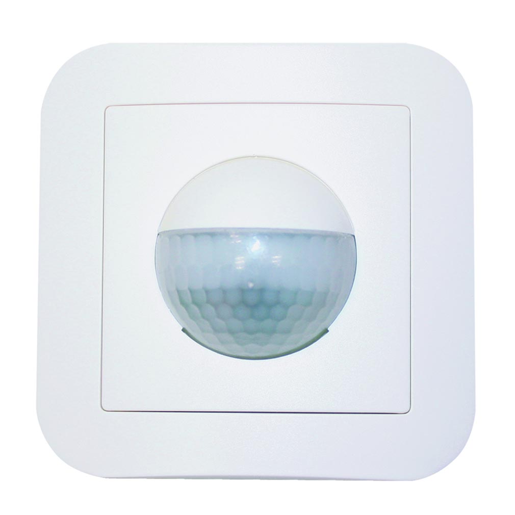 Détecteur mural 180º 10m indoor 180R/2F sans neutre | Leroy Merlin