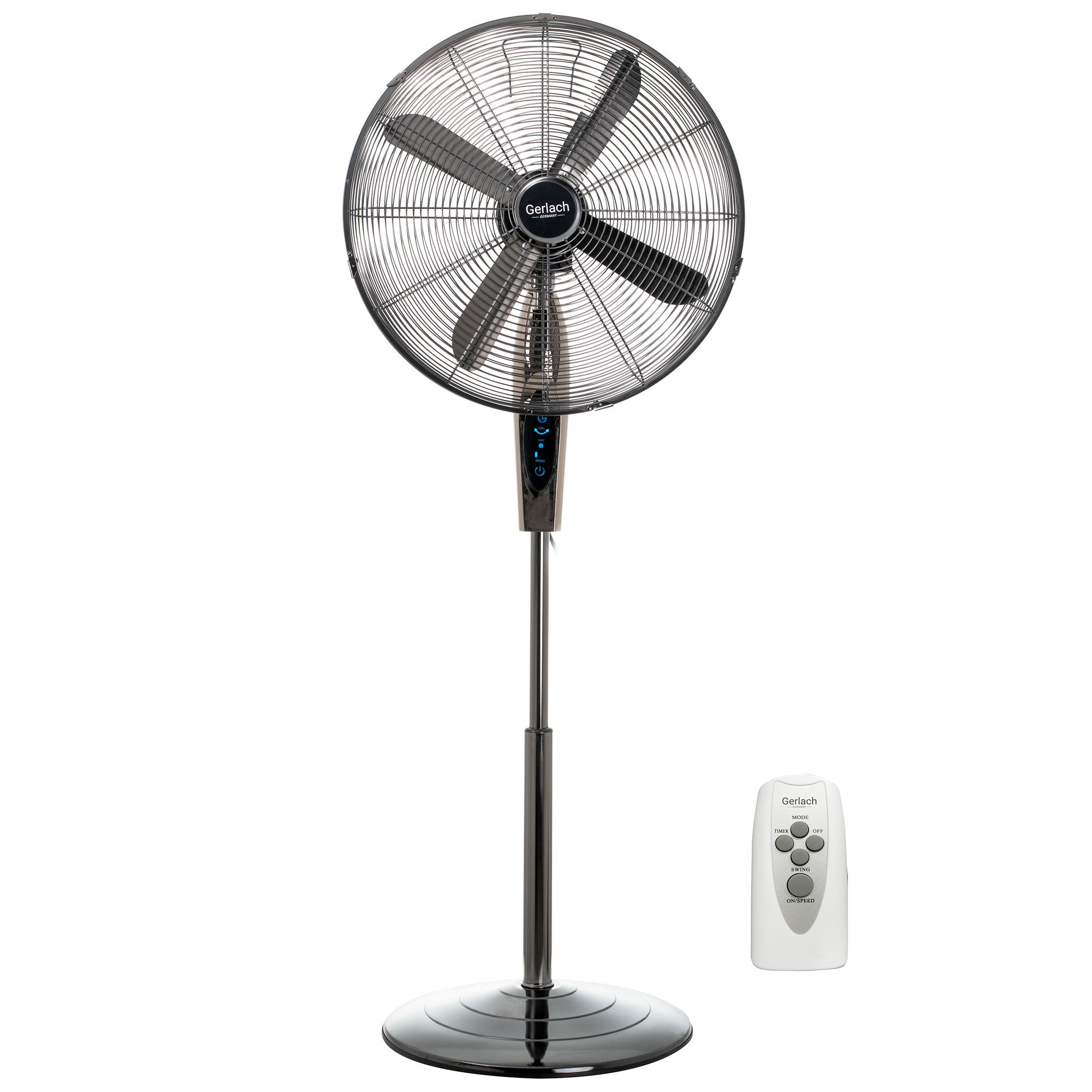 Ventilateur sur Pied, Silencieux, Ø 45cm,Télécommande, Oscillant ...