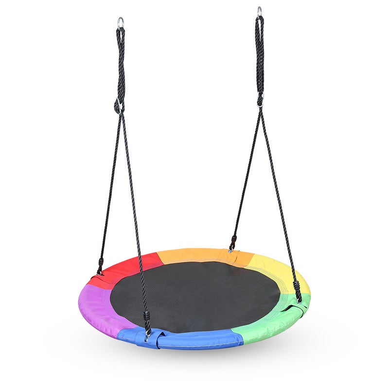 Columpio nido 100-160cm niños Columpio circular Columpio de disco ...