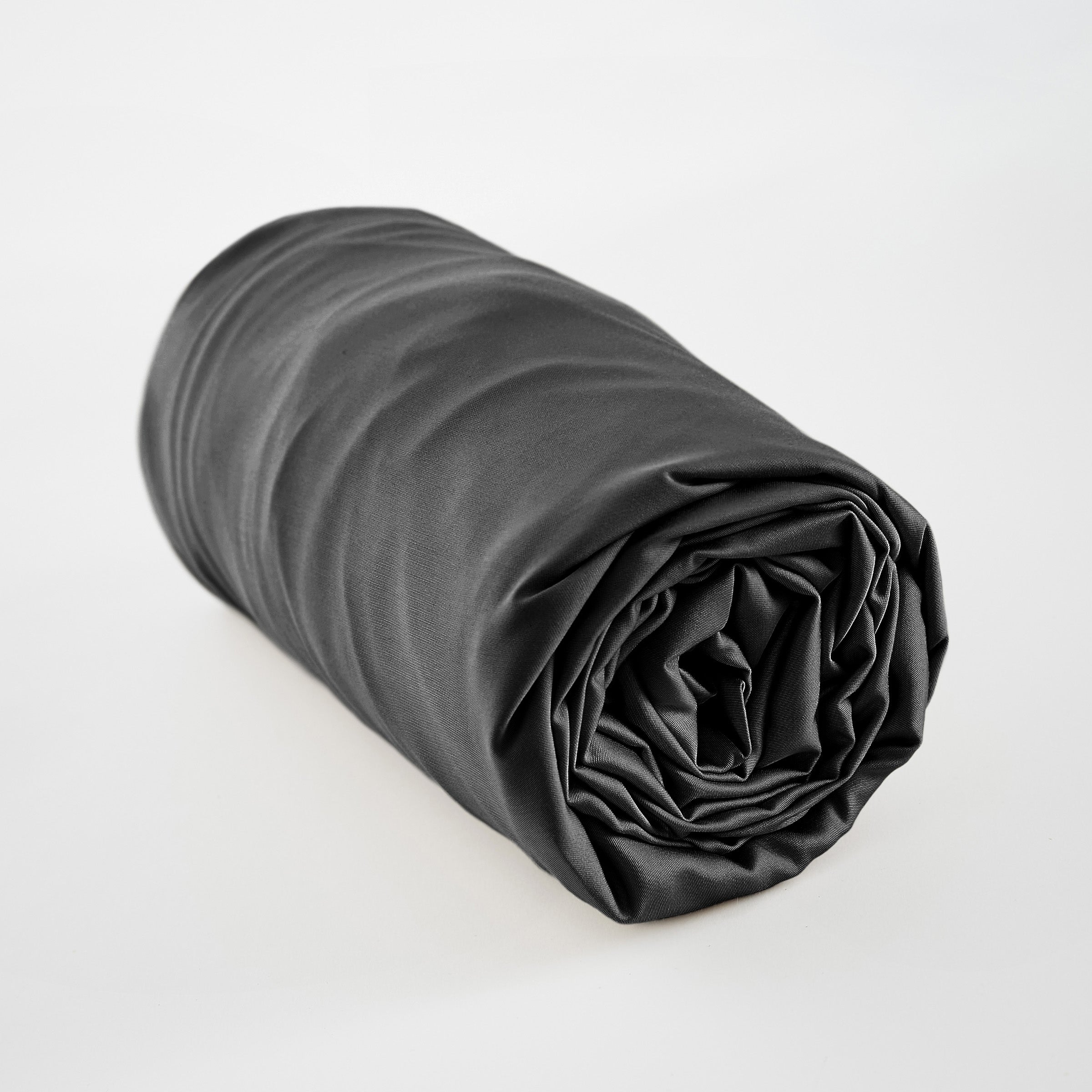 Drap housse 160 x 200 cm bambou salomé truffe Noir | Leroy Merlin