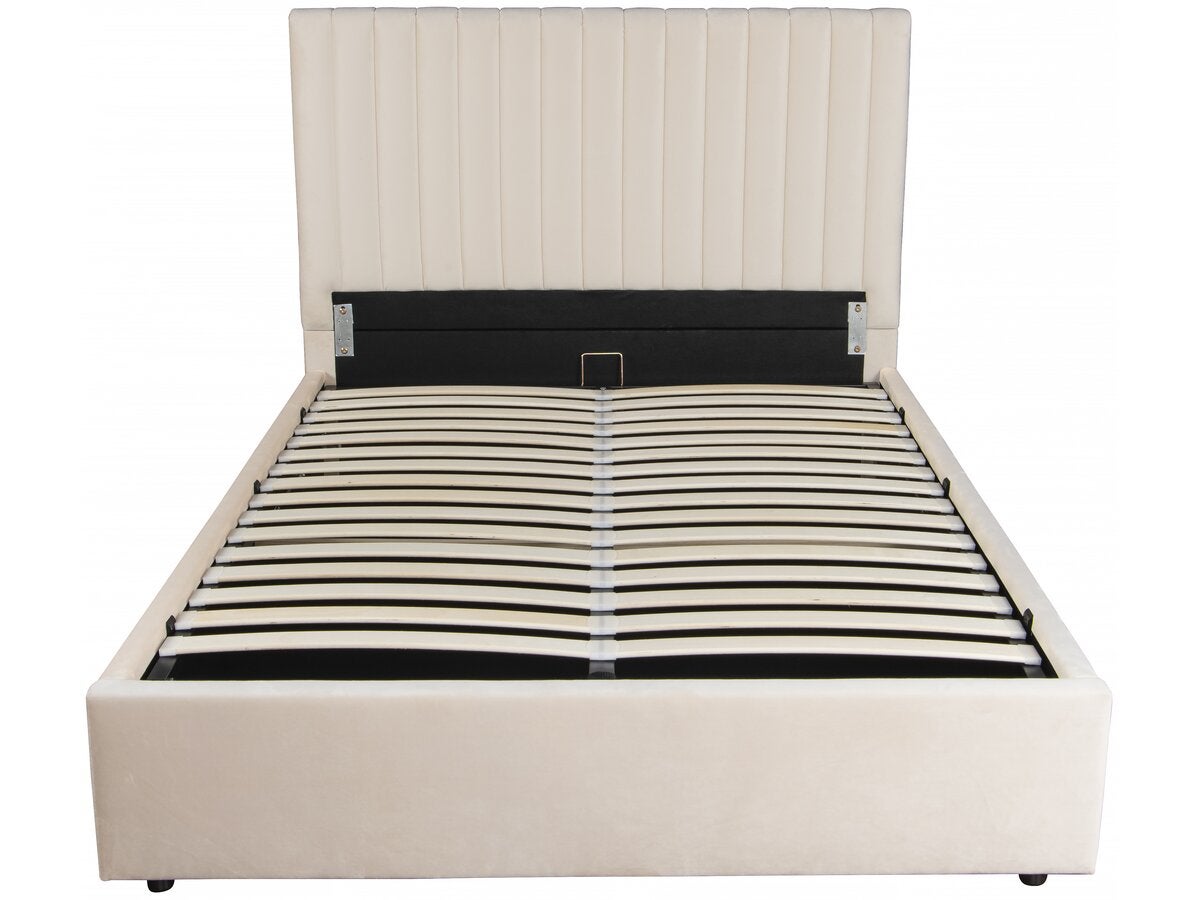 Letto "Mia" con cassettone - 160 x 200 cm - Beige | Leroy Merlin