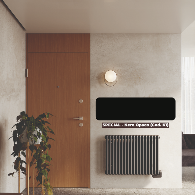 Radiateur decoratif électrique TESI ALLEGE 1250W noir opaque - IRSAP ...