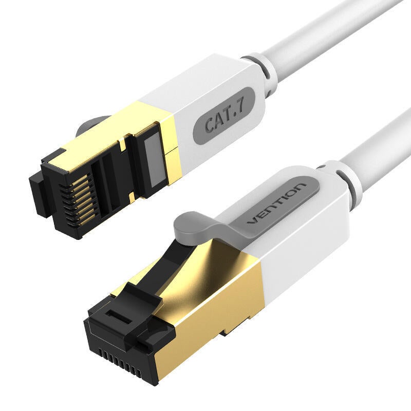 Cable de red rj45 sftp vention icdhh cat.7 2m gris | Leroy Merlin