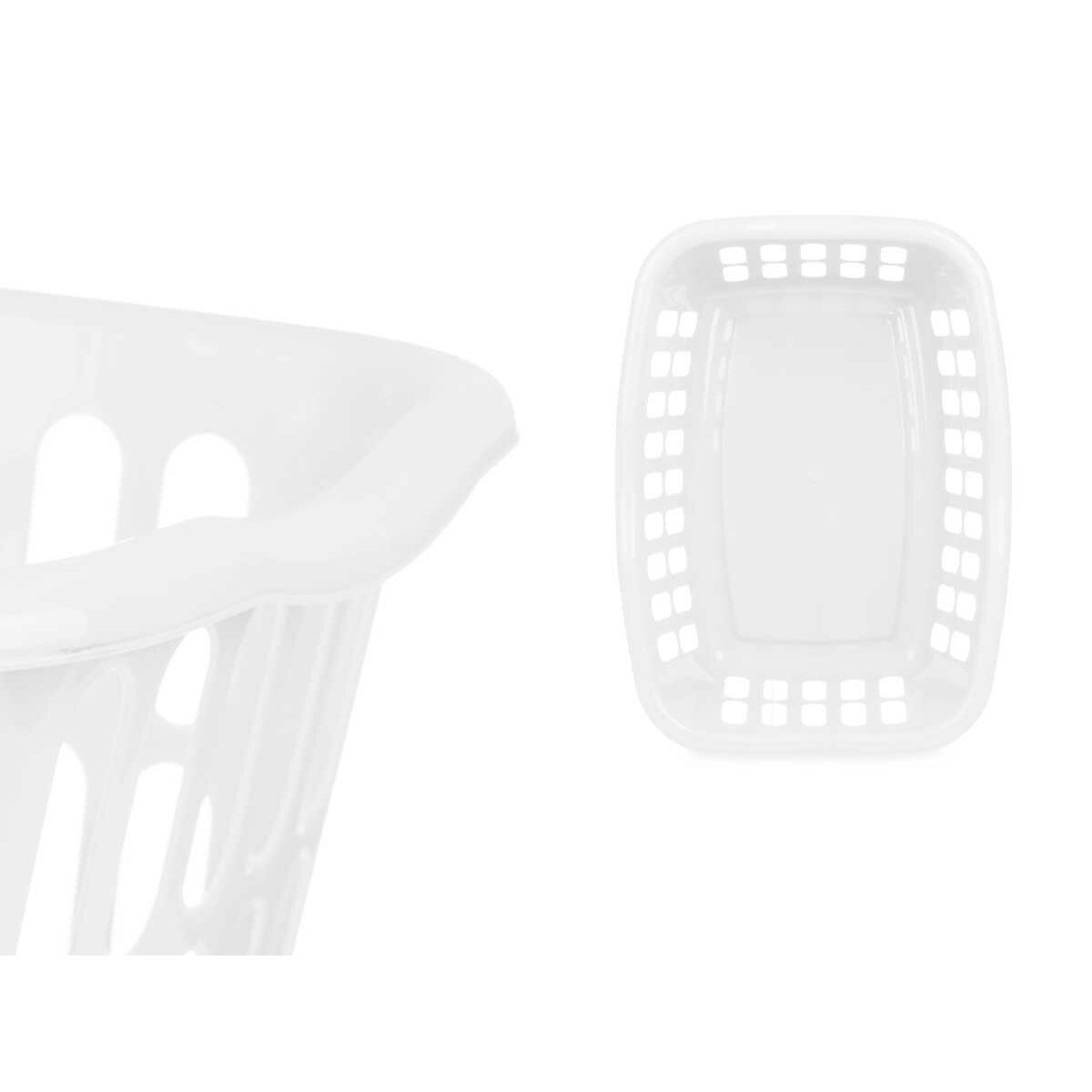 Panier Blanc polypropylène 50 L 58 x 24 x 42 cm (12 Unités) | Leroy Merlin