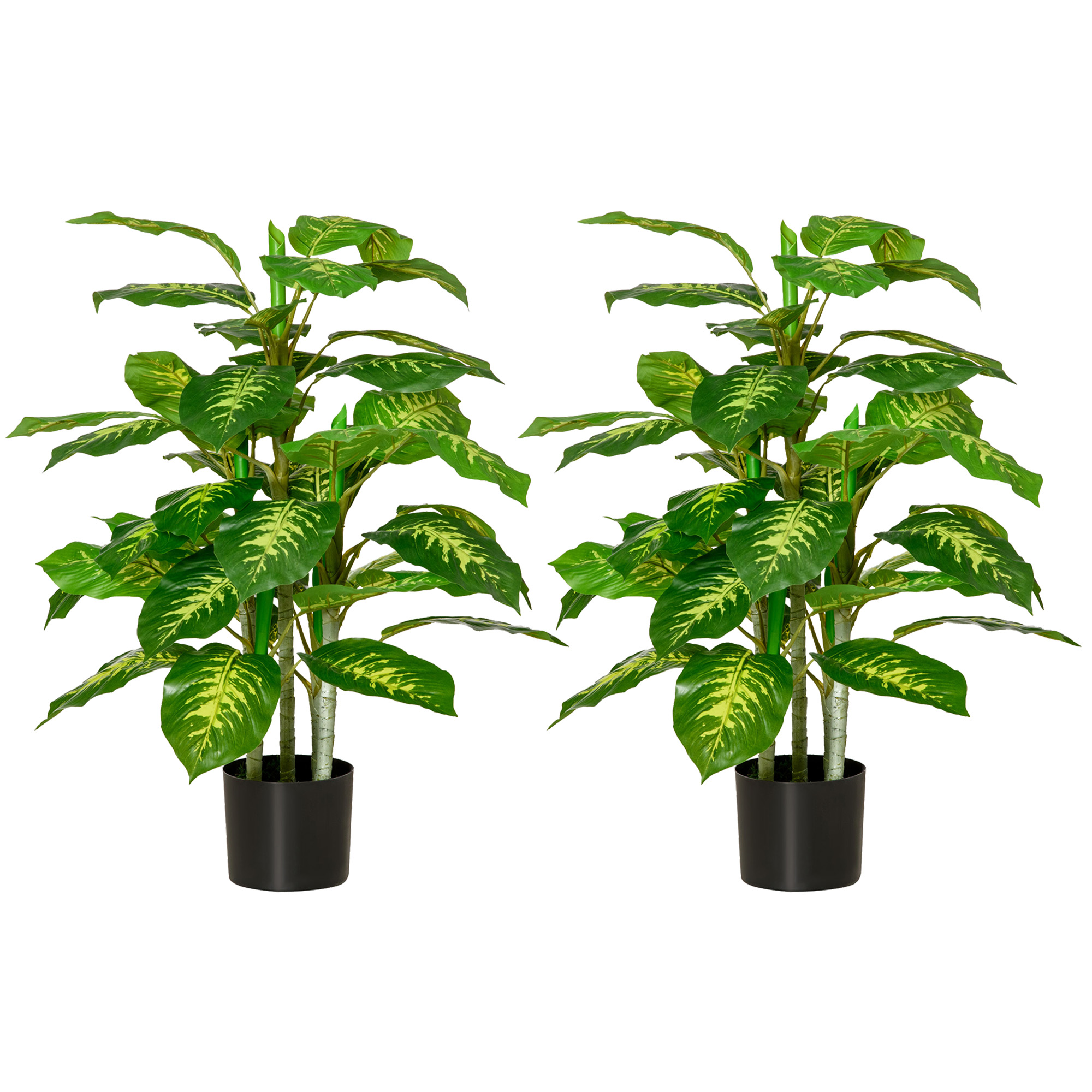 Plantas Artificiales PEVA Verde 17x17x95 cm 830-P098 | Leroy Merlin