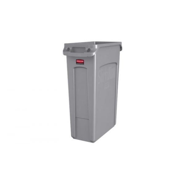 Bac pour tri des déchets pour professionnel 87 litres Slim Jim - Gris ...