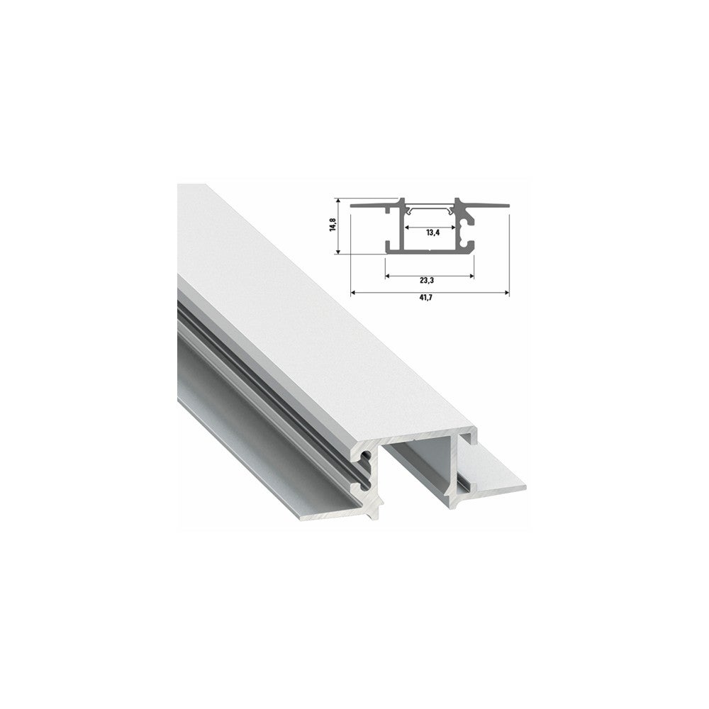 Profil Aluminium Type MOon 2,02M | Leroy Merlin