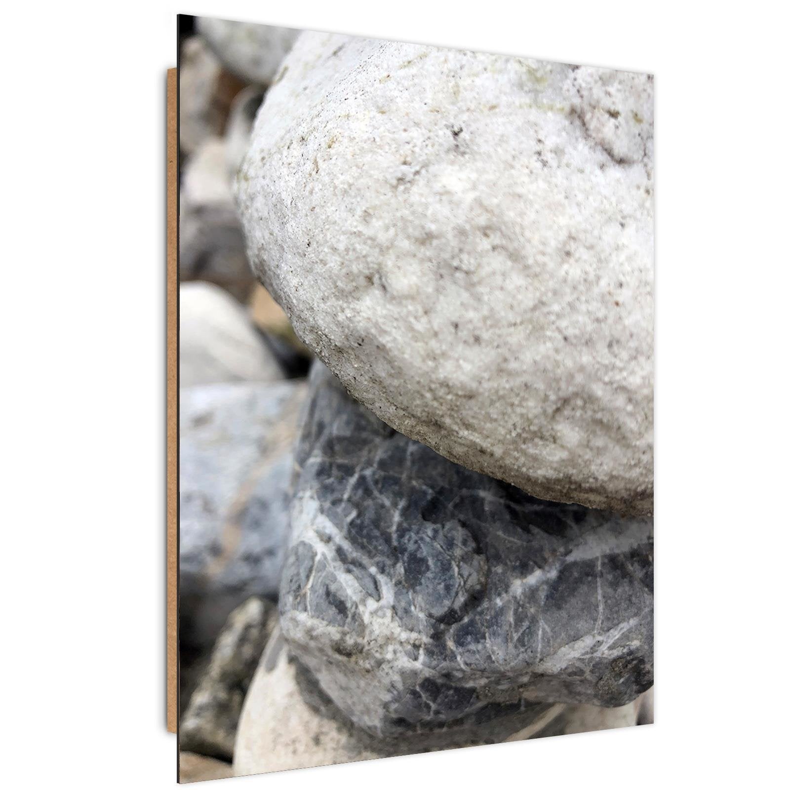 Tableau bois pierres grises | Leroy Merlin