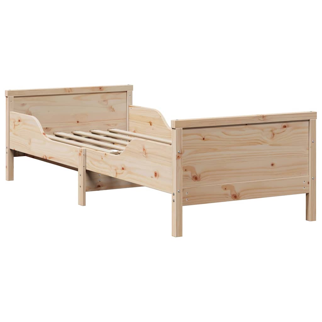 Lit simple | Lit extensible pour enfants Autre Marron 80 x 130 / 165 ...