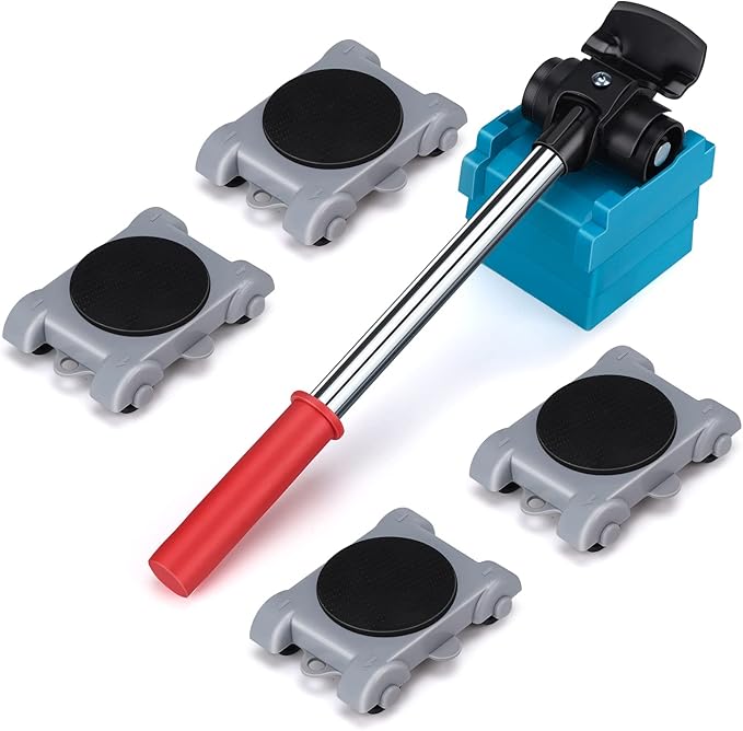 Juego de 8 plataformas rodantes giratorias 360° para mover muebles ...