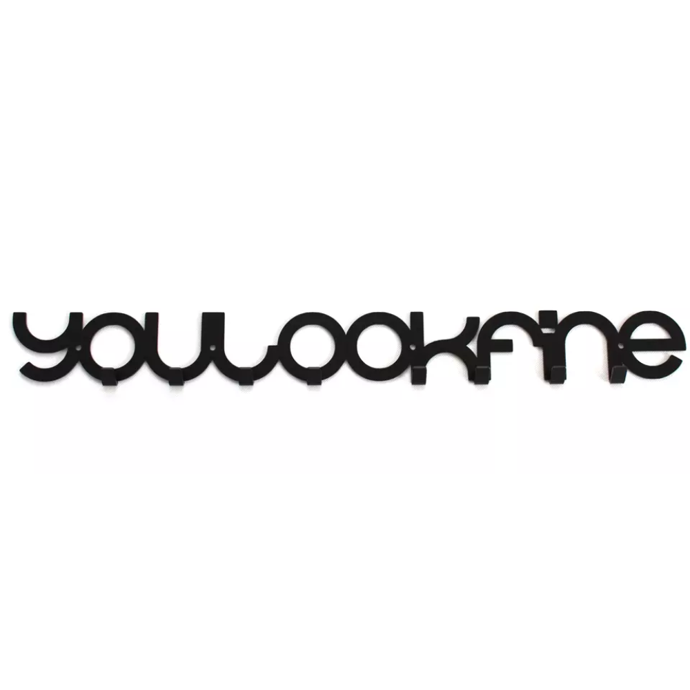 Cintre de couloir Decorizzly® You Look Fine | Leroy Merlin