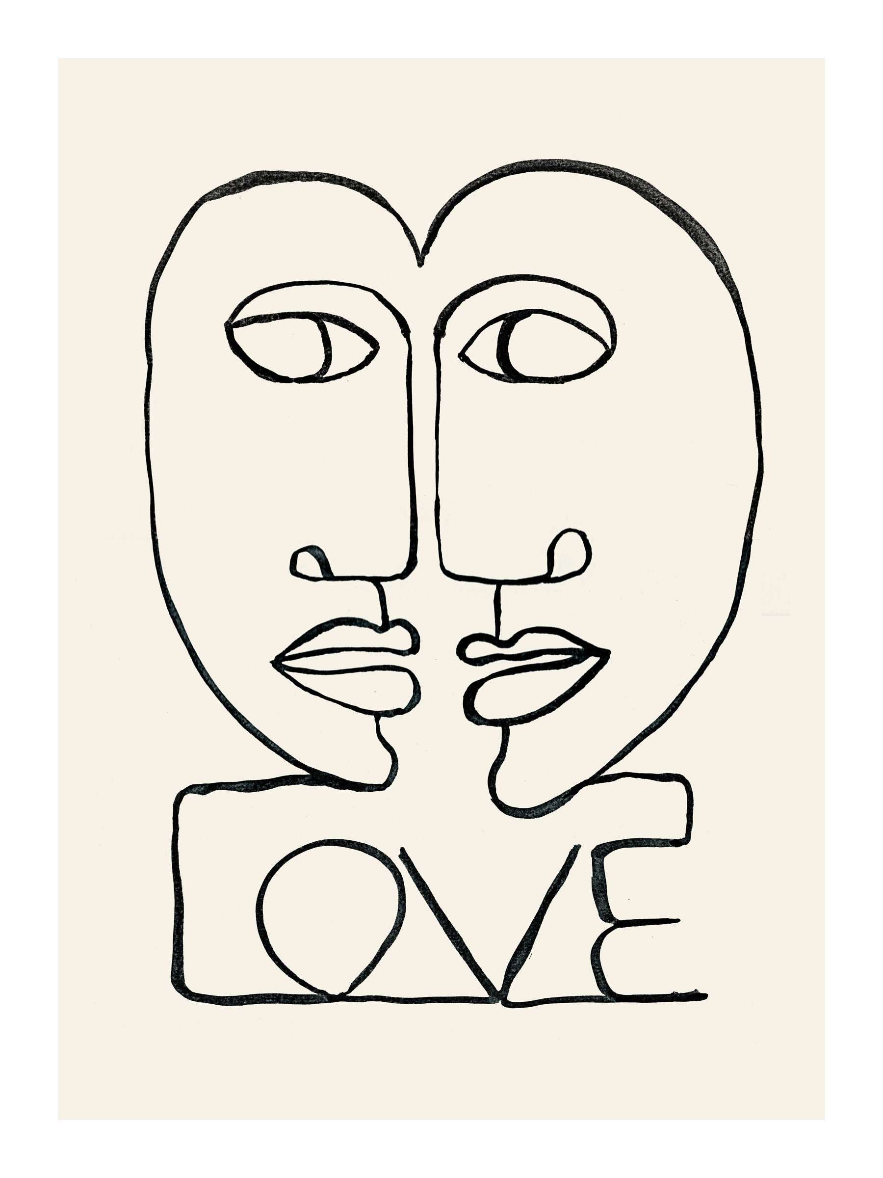 ART - Signature Poster - Love - 60x80 cm - BENEFFITO | Leroy Merlin