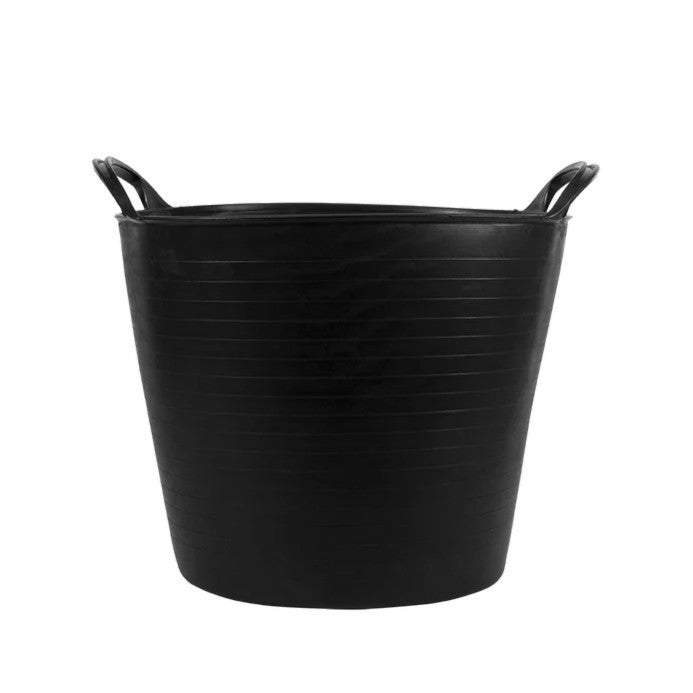Seau noir 26 L plastique flexible avec poignées BELLOTA | Leroy Merlin
