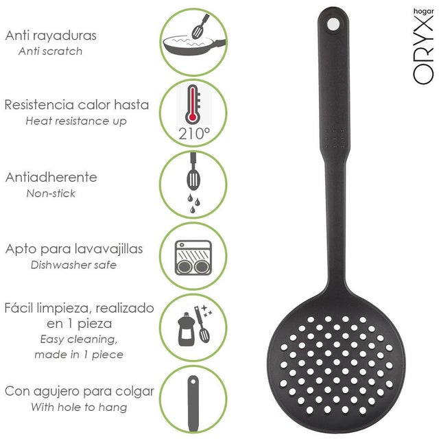 Espumaderas de acero inoxidable: robustez y limpieza fácil