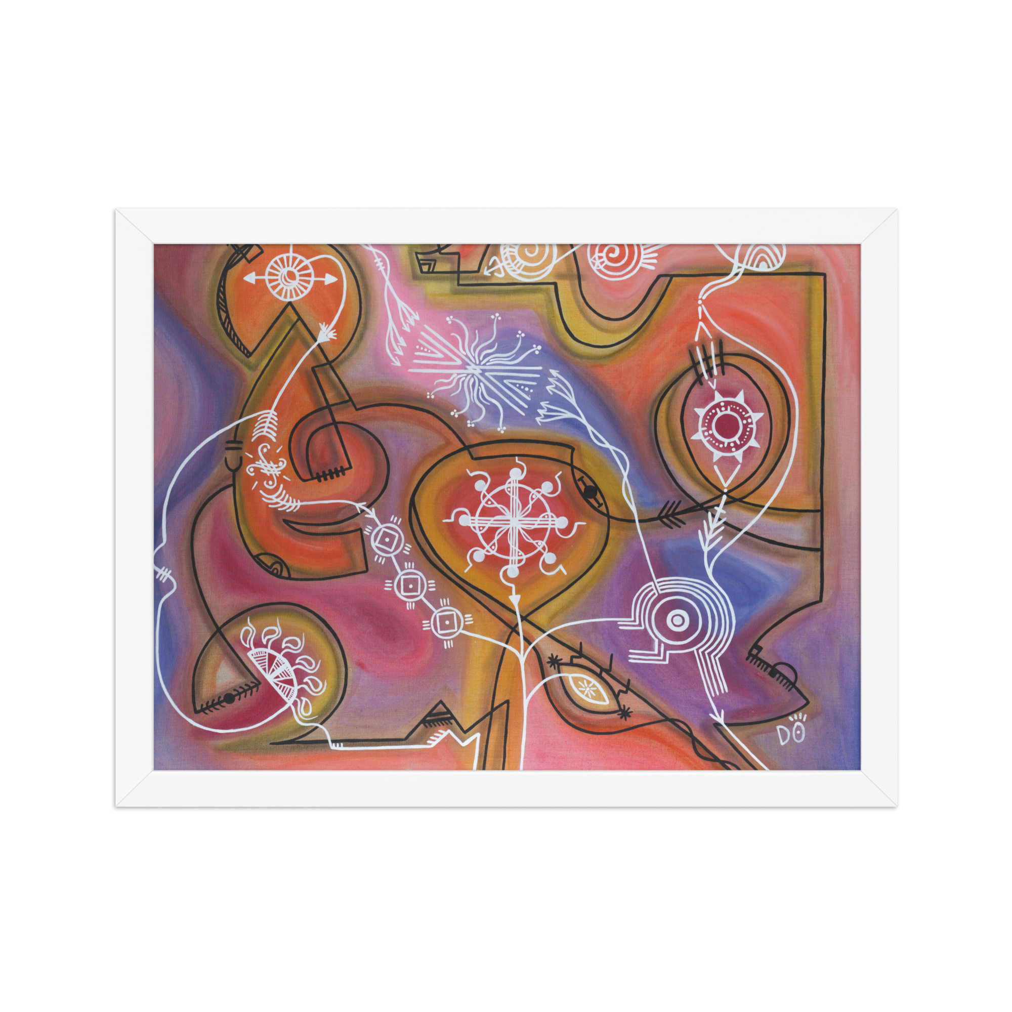 Affiche d'art signé - Illustration Imagine the World Without the Sun l ...