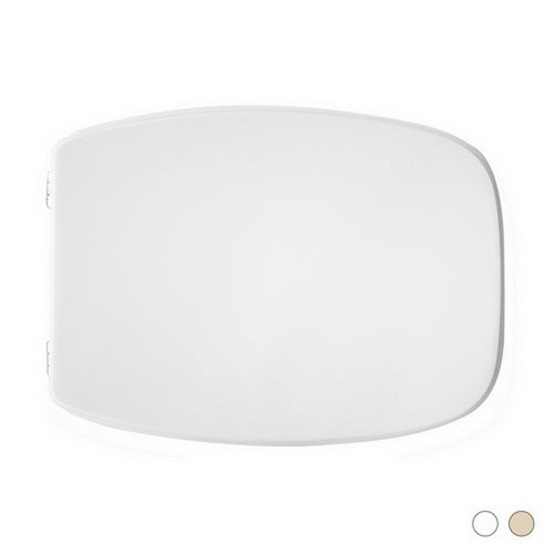 Asiento de inodoro compatible con Vavid Emilia WC, forma 3, blanco ...