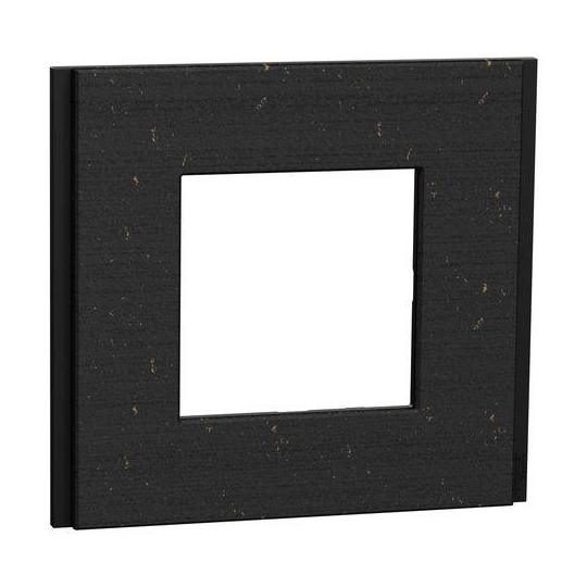 Plaque de finition Unica Déco Signature - Noir nuancé - 1 poste | Leroy ...