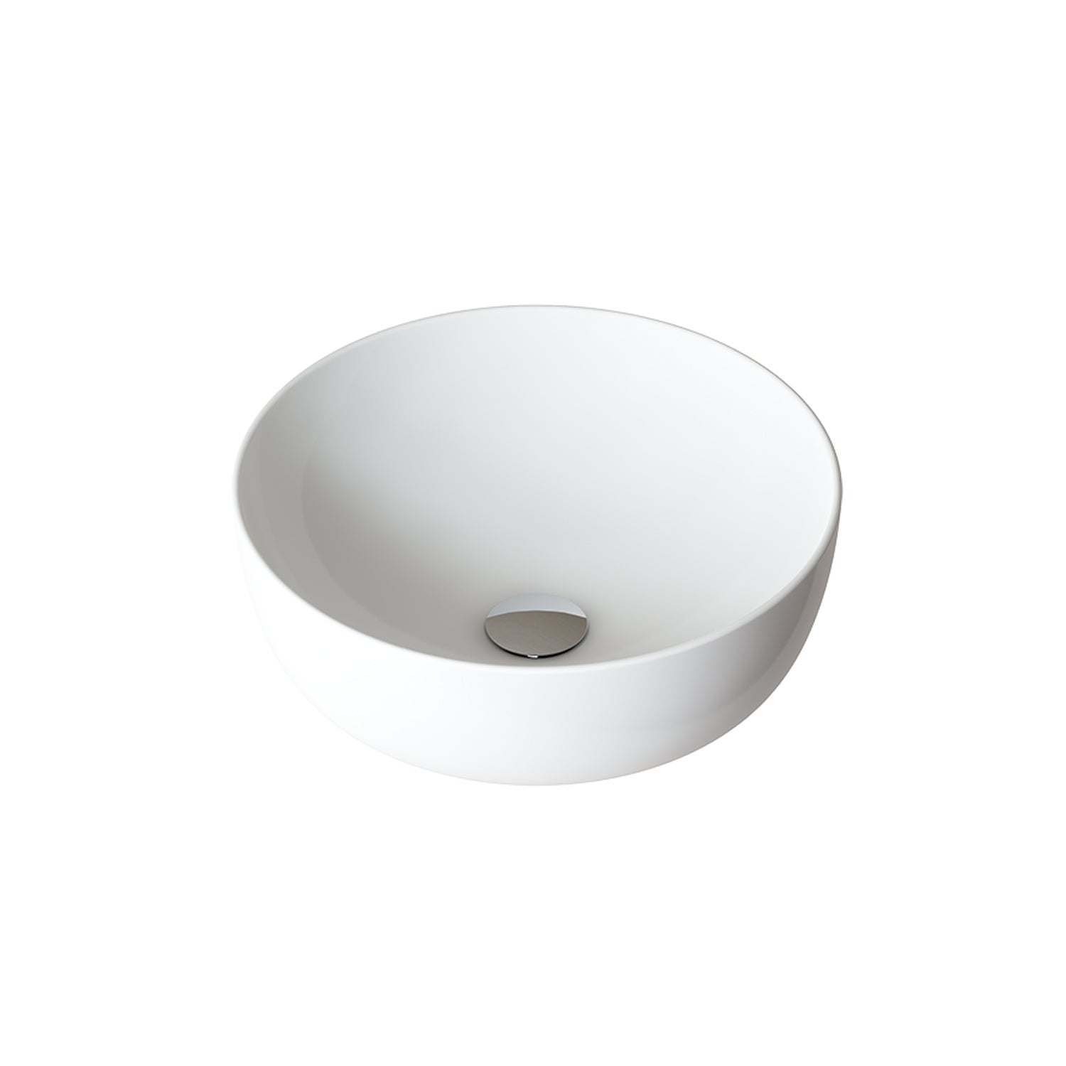 Gran Mascalzone Domus Falerii vasque à poser 45 cm rond blanc | Leroy ...