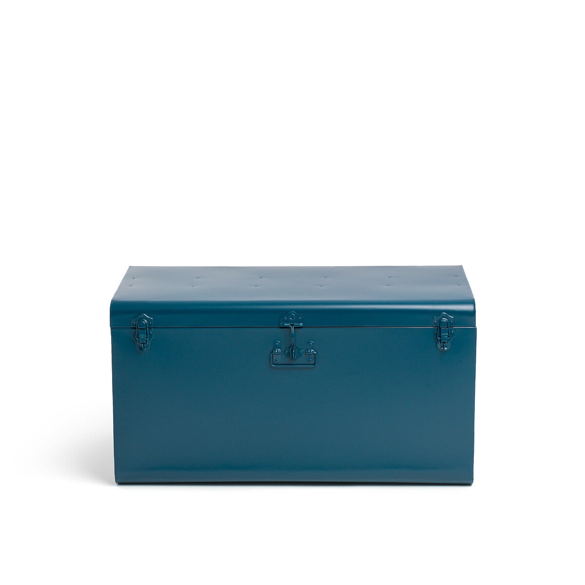 Malle de rangement en métal acier XXL, Masa - Bleu de prusse - taille ...