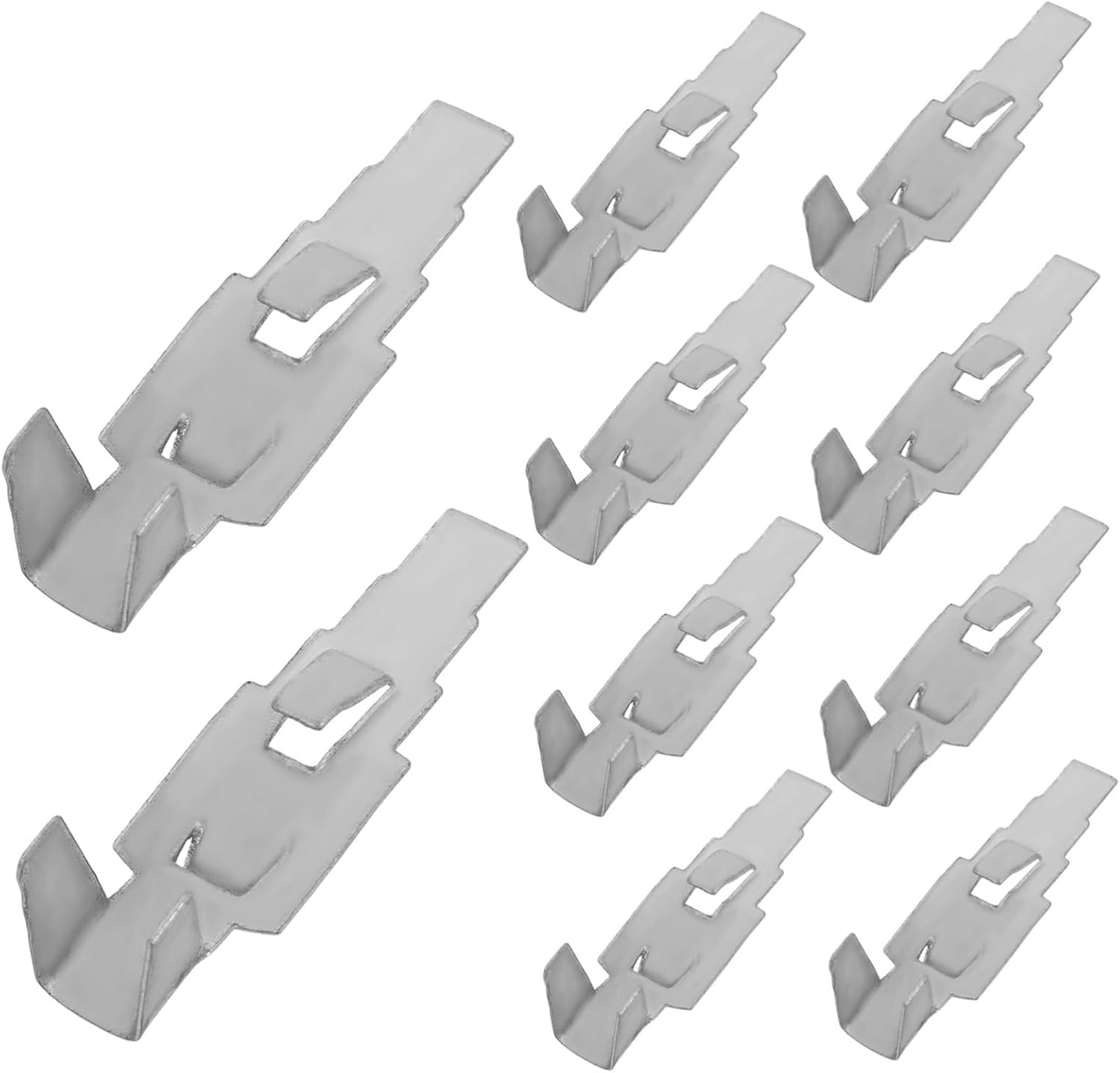 10 pièces Lot de Clips Supports Étagère Métal Robustes pour Armoires et ...