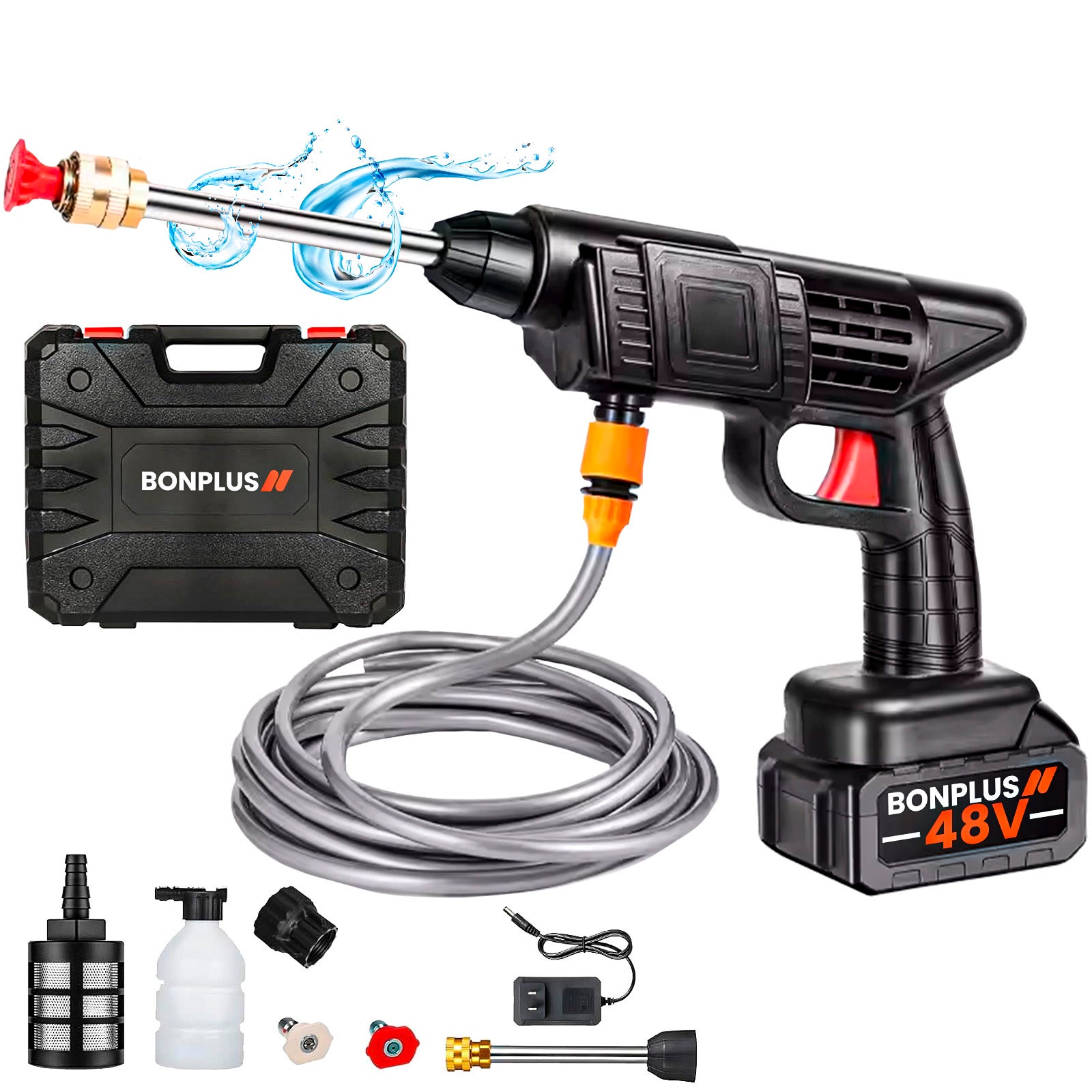 Bonplus Idropulitrice ad Alta Pressione BP 48V, Idropulitrice a ...