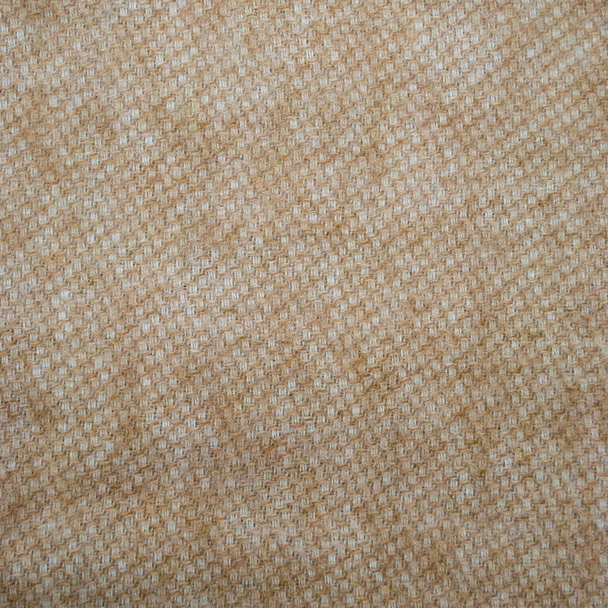 Plaid en laine mélangée 120x180 cm OSLOO beige lin | Leroy Merlin