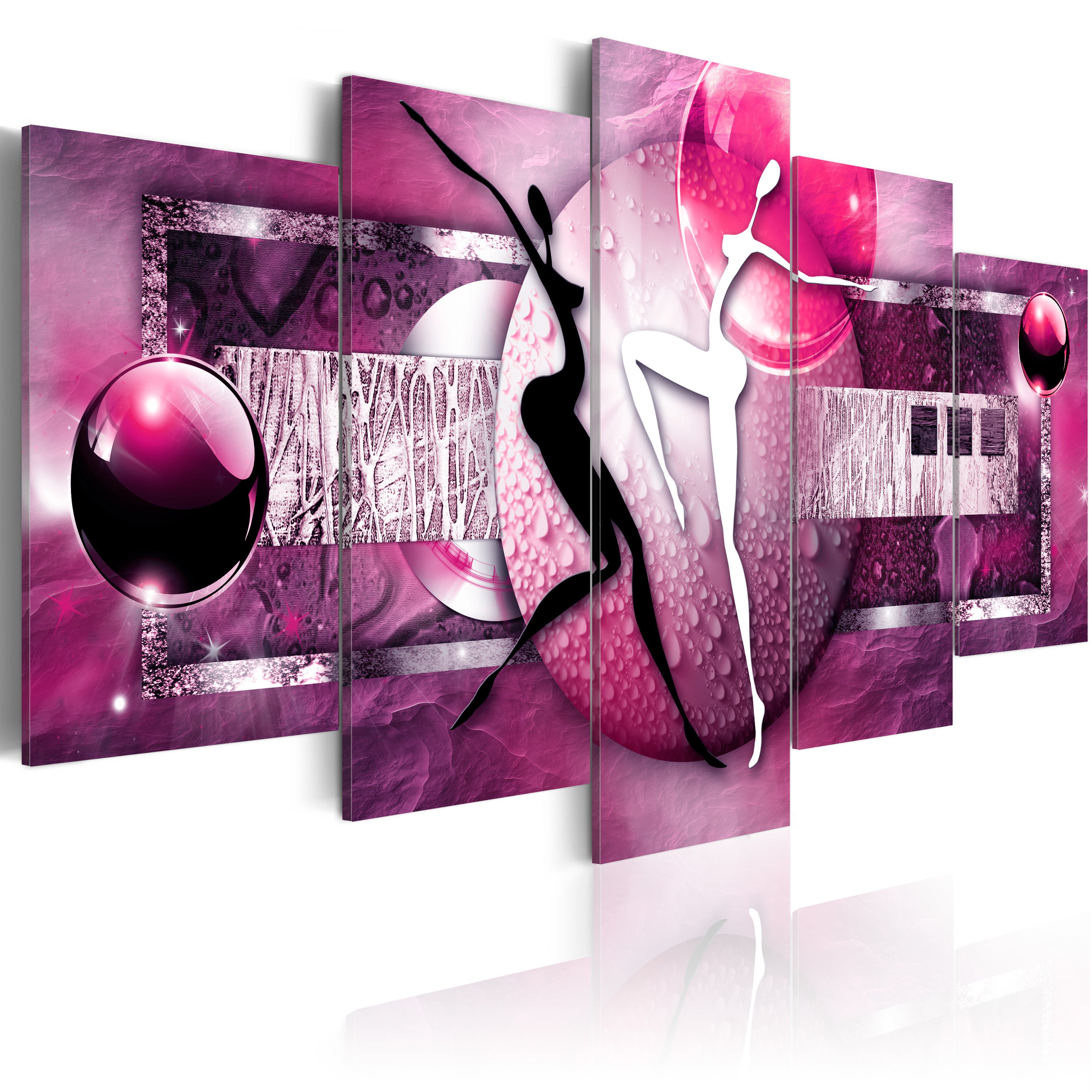 Tableau Feminine dance - L 100 x H 50 cm | Leroy Merlin