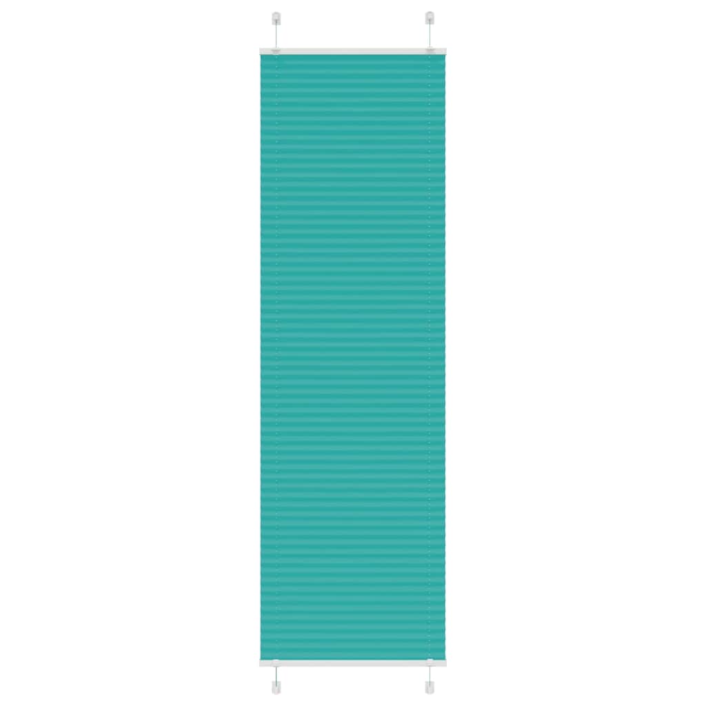 Store plissé vert pétrole 55x200 cm largeur du tissu 54,4 cm | Leroy Merlin