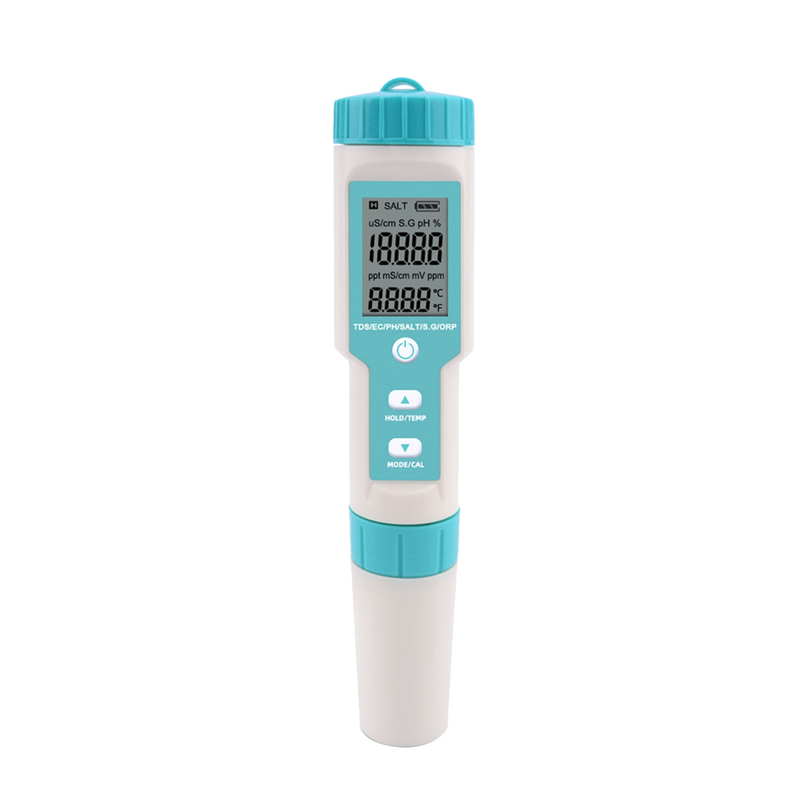 7 in 1 PH/TDS/EC/ORP/S.G/Salinity/temperatura Multi-Parameter Pocket ...