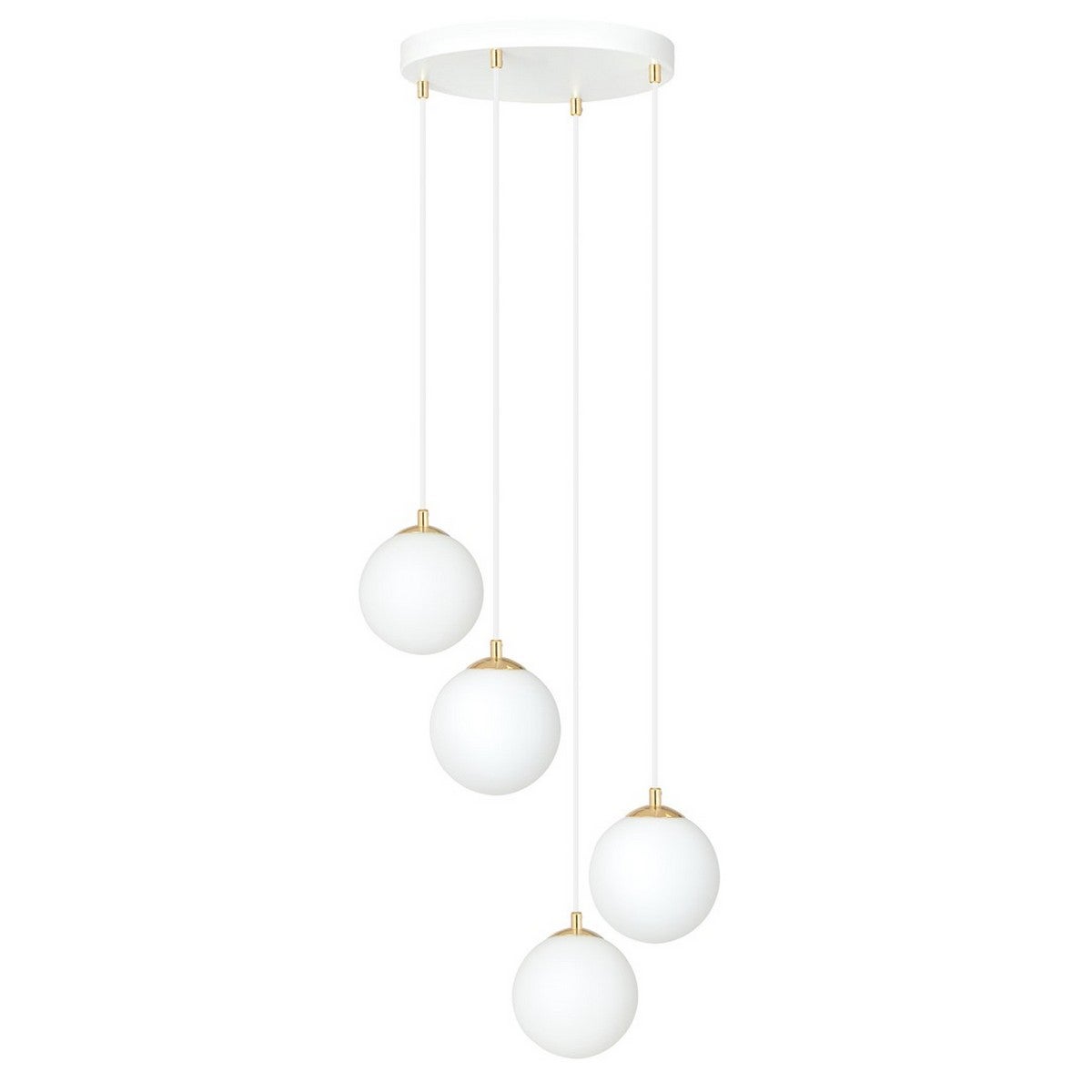 Lámpara de Suspensión Royal 3, Acero, Blanco, Seven Design | Leroy Merlin