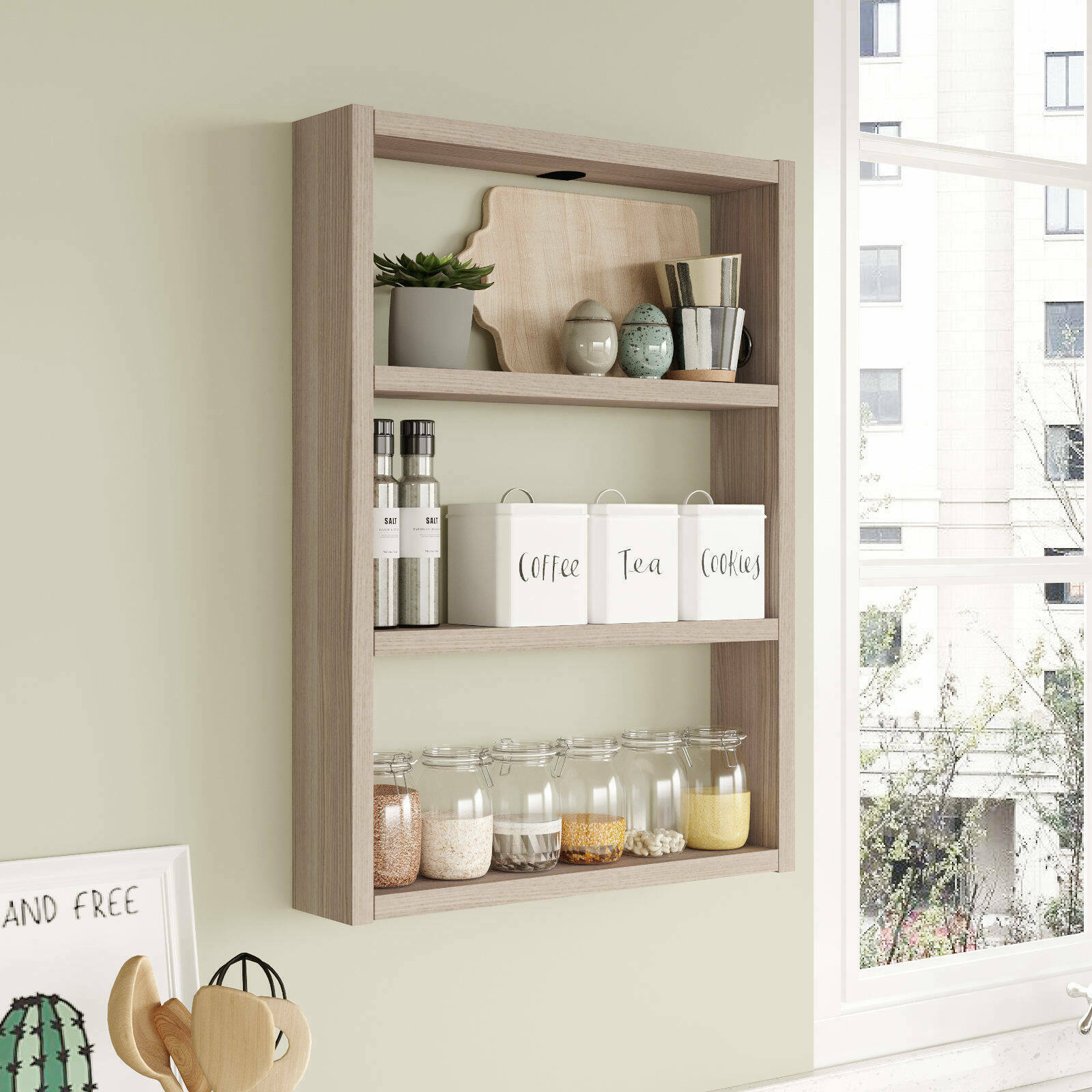 Étagère murale Krosa, Étagère, Tablette murale, Rayonnage polyvalent ...