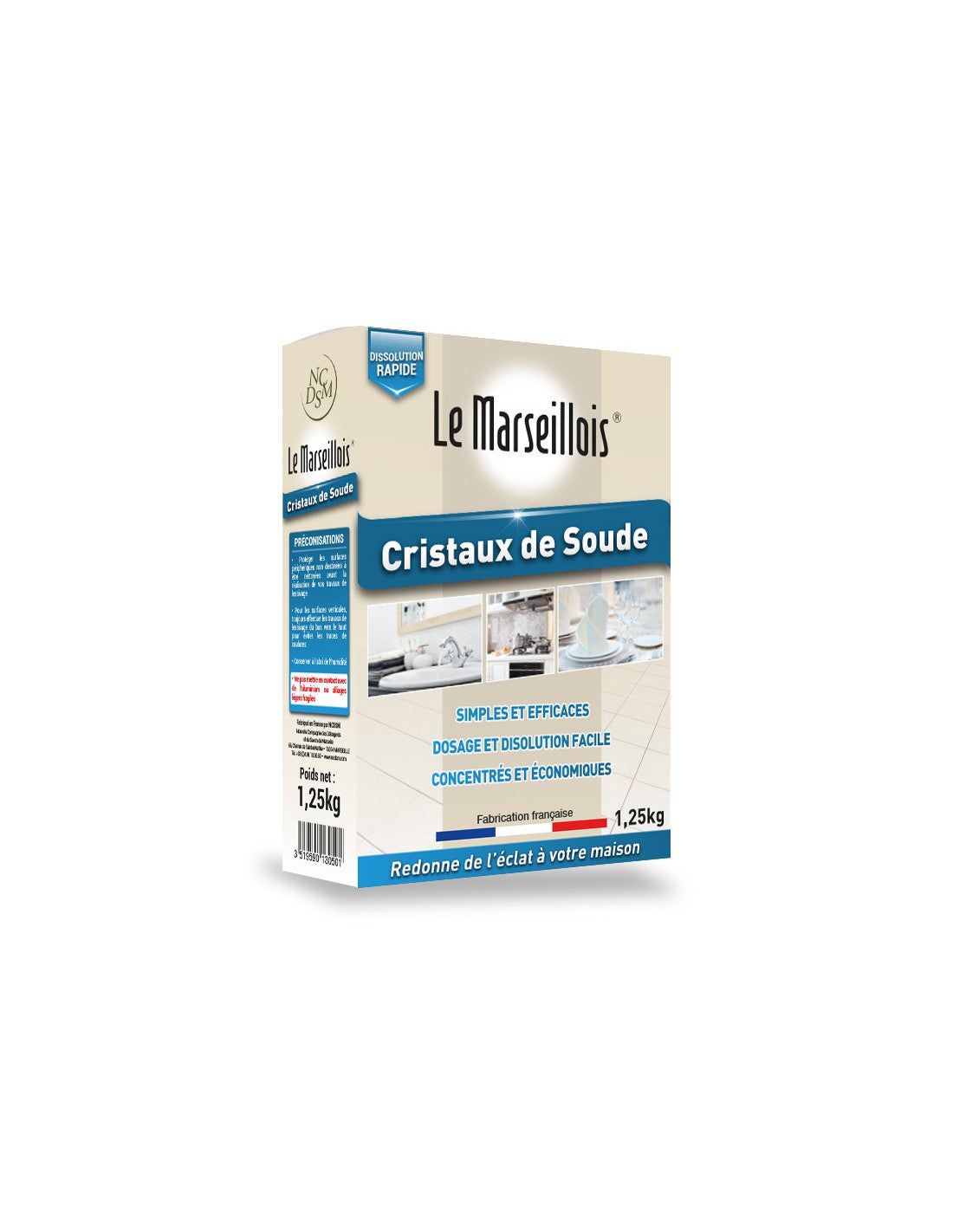 LESSIVE CRISTAUX DE SOUDE 1KG | Leroy Merlin