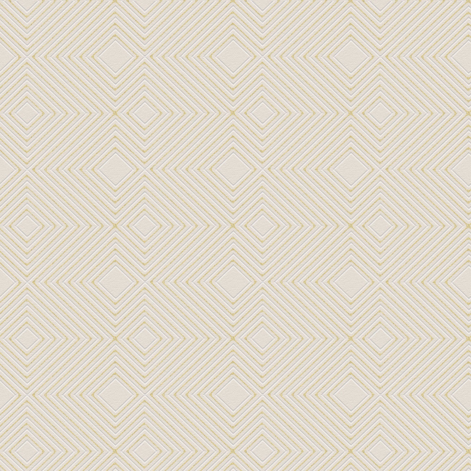 Papier peint motif losange beige Tapisserie salon géométrique beige ...