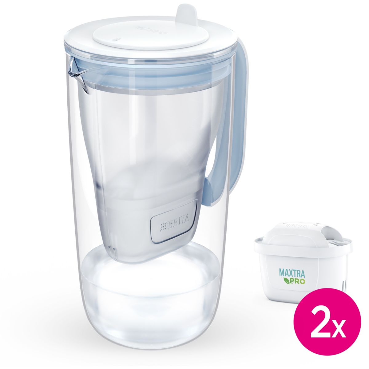 Carafe filtrante BRITA en verre Maxtra Pro all in one | Leroy Merlin