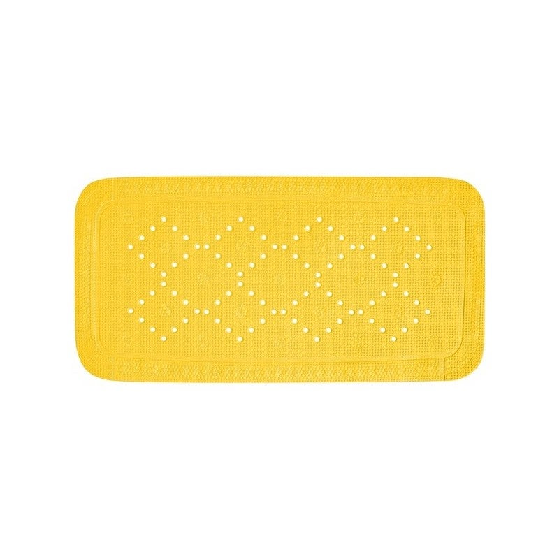 Alfombra de bañera PVC ALASKA 71x36cm Amarillo Sunshine Spirella ...