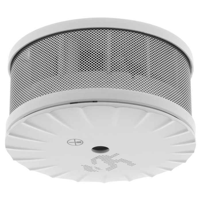 Détecteur de fumée mini design NF autonomie et garantie 10 ans-EVACUATE ...