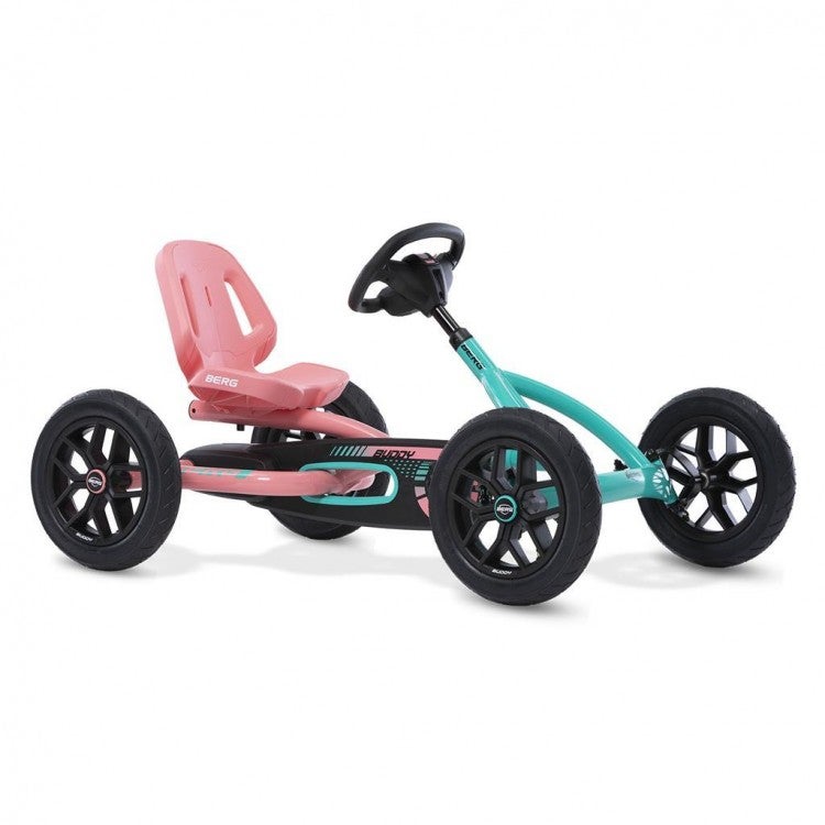 BERG Buddy Lua Pedal Kids Go Kart Pink/Mint | Leroy Merlin