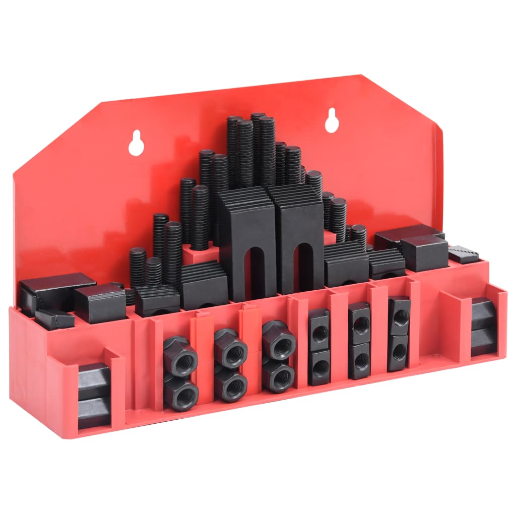 Ensemble de serrage 58 pcs Acier Rainure en T M14 vidaXL | Leroy Merlin