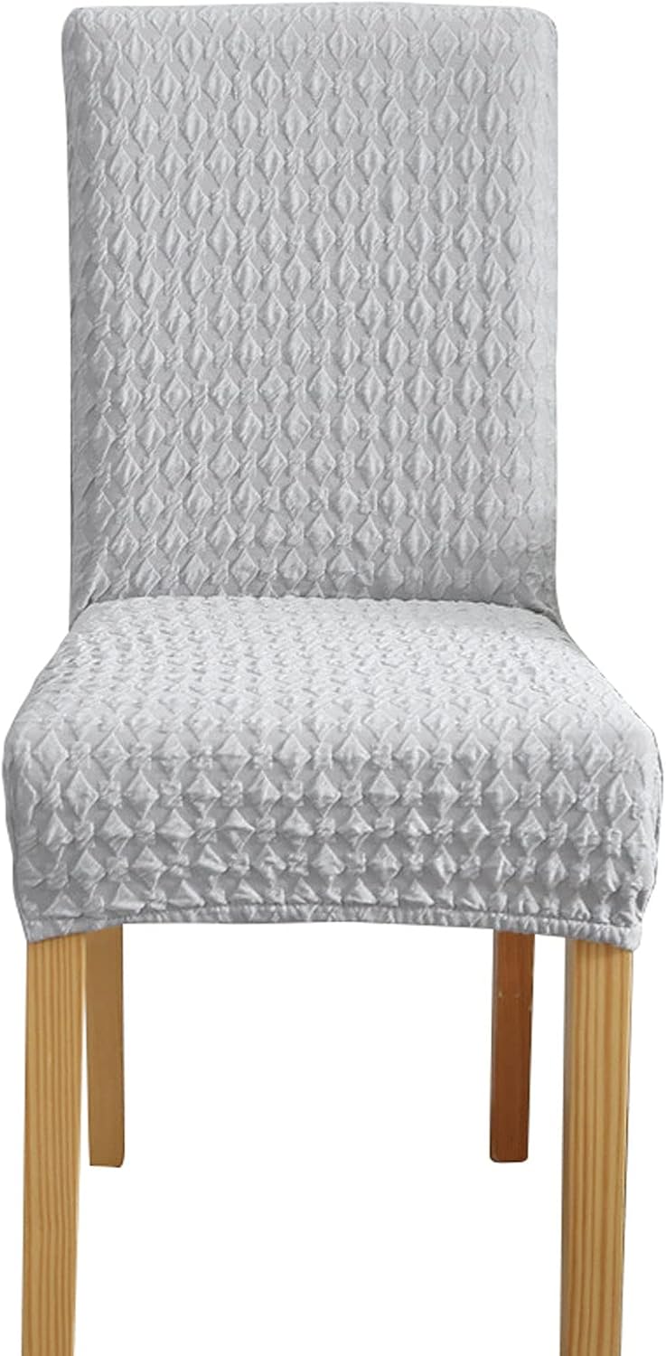 Housses de chaises tricotées, Housse de Chaise Jacquard pour la Maison ...