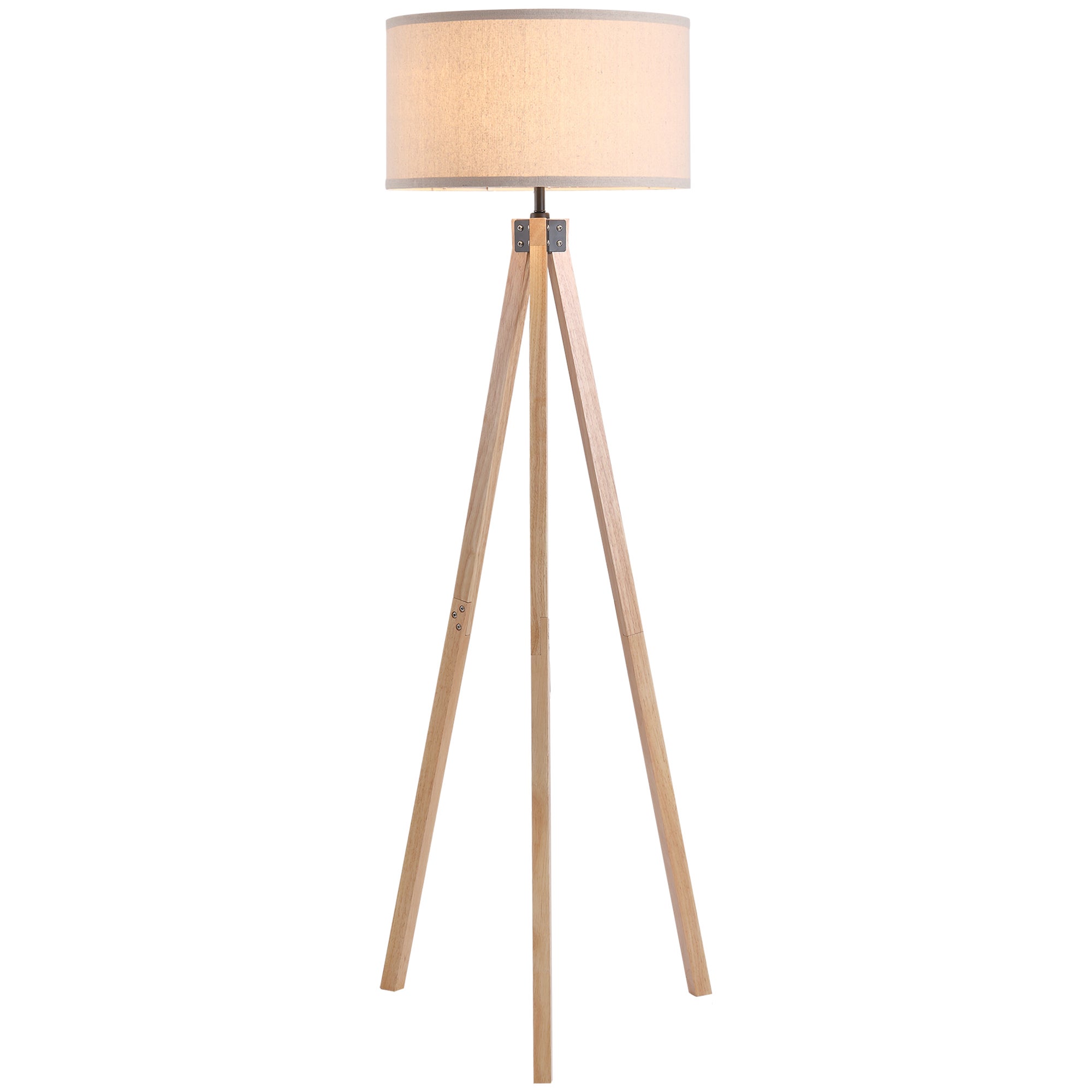 Lampadaire trépied style scandinave 40 W max. dim. 45L x 45l x 152H cm ...