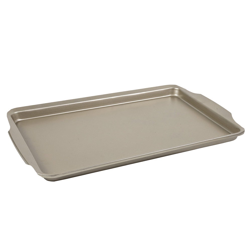 Bandeja rectangular antiadherente de acero al carbono 46x30xH3 cm Cuisine | Leroy Merlin