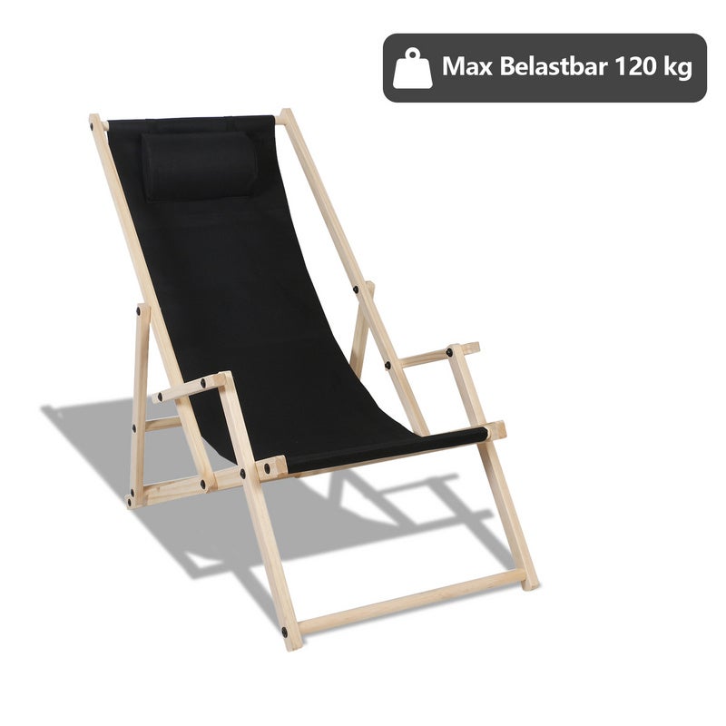 Chaise longue Chilienne Chaise longue pliable Chaise solaire Chaise de ...