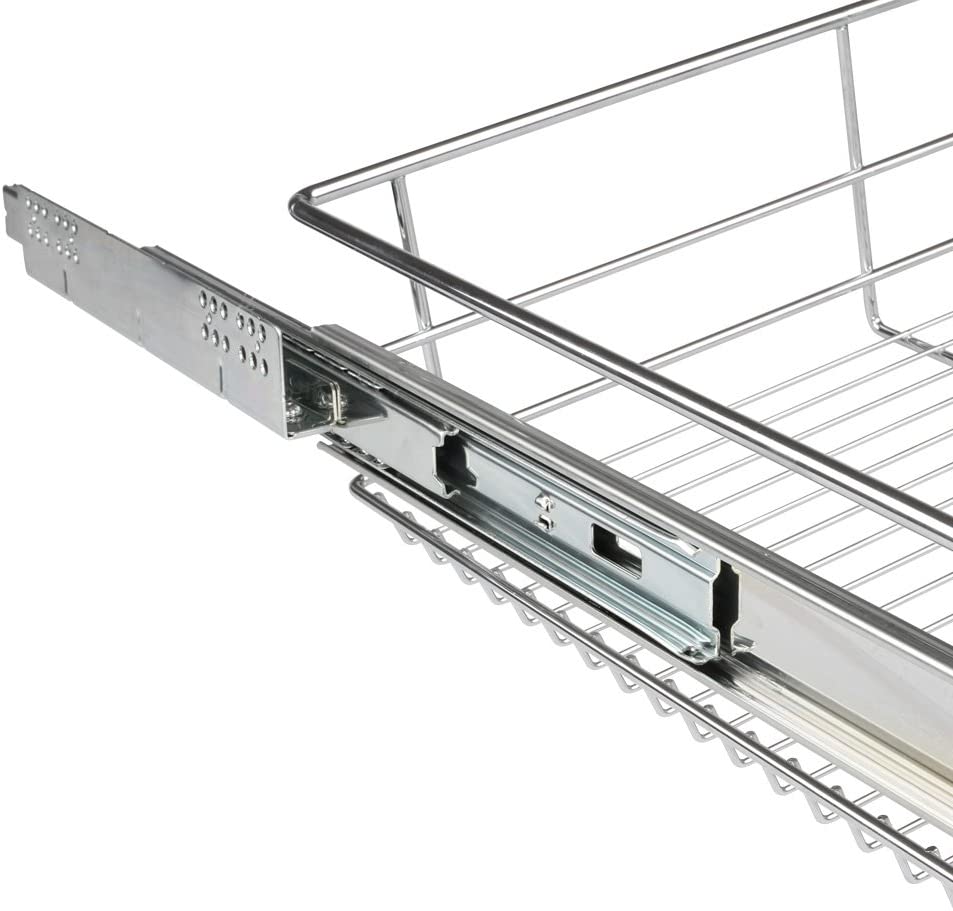 Lot de 5 tiroirs télescopique de cuisine largeur 60 cm charge max 20 kg ...