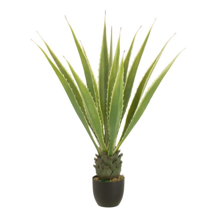 Plante Artificielle en Pot "Agave" 115cm Vert | Leroy Merlin